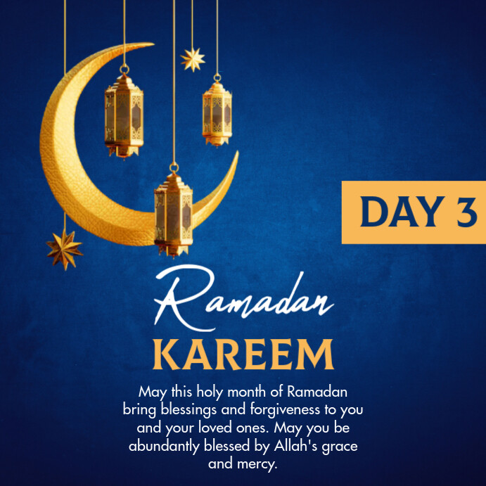 Copy of Classic Ramadan Countdown Editable Quote Template | PosterMyWall
