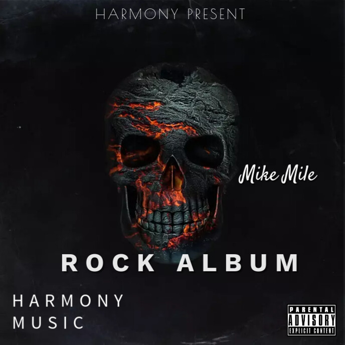 Classic Rock Album Cover Design Template | PosterMyWall