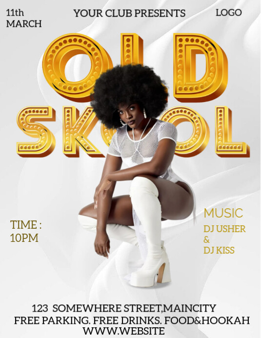 CLASSIC THROWBACK PARTY Template | PosterMyWall