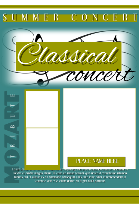 Classical Event Template | PosterMyWall