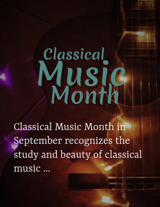 Copy of Classical music month | PosterMyWall