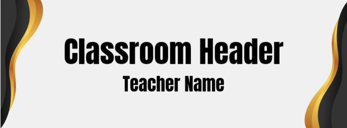 Classroom Header | Google Classroom Header Template | PosterMyWall