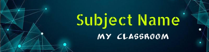 Classroom Header-4 Template | PosterMyWall