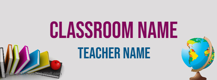 Plantilla de Classroom Header | PosterMyWall