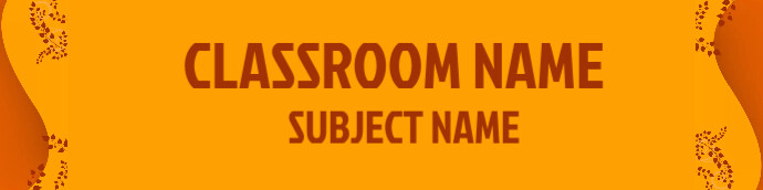 Classroom Header Template | PosterMyWall