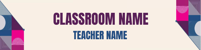 Classroom Header Template | PosterMyWall