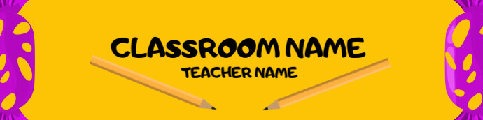 Classroom Header Template | PosterMyWall