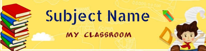 Classroom Header Template | PosterMyWall
