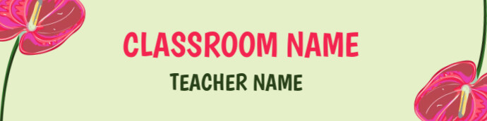 Classroom Header Template | PosterMyWall