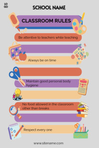 Classroom Rules Template | PosterMyWall