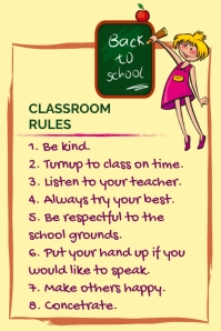 Classroom Poster Template | PosterMyWall