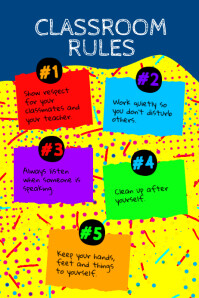 Classroom Poster Template | PosterMyWall