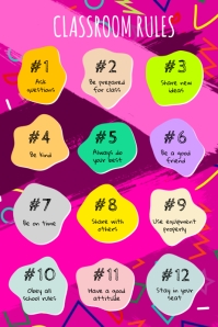 Classroom Poster Template | PosterMyWall