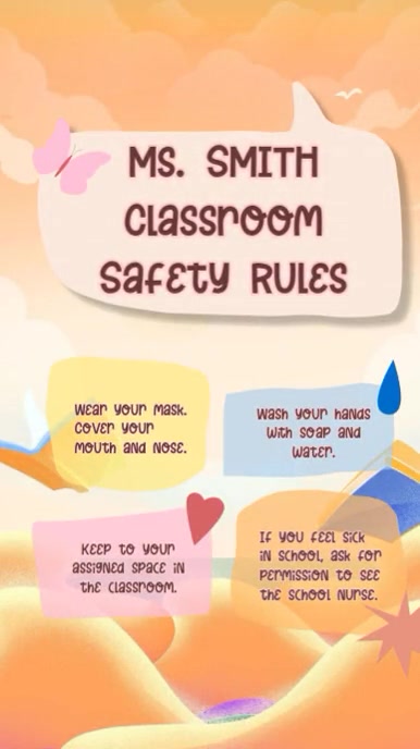 Classroom Safety Rules Template | PosterMyWall