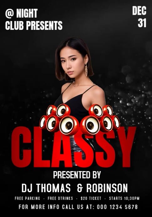 Classy Night Party Template | PosterMyWall