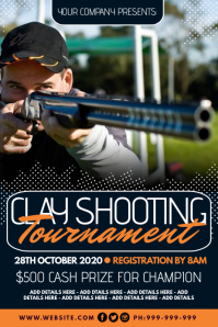 Clay Shooting Competition Flyer Template | PosterMyWall