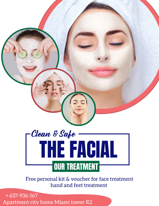Copy of Clean & safe facial | PosterMyWall