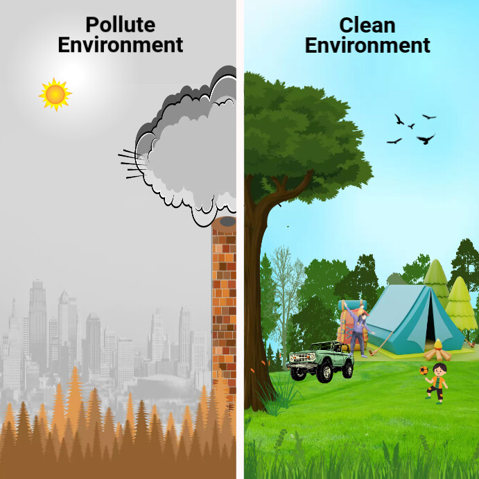 Clean Green Future Template | PosterMyWall