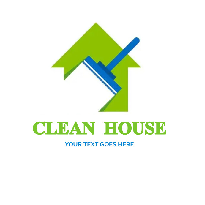 Clean house logo, cleaning services logo Template | PosterMyWall