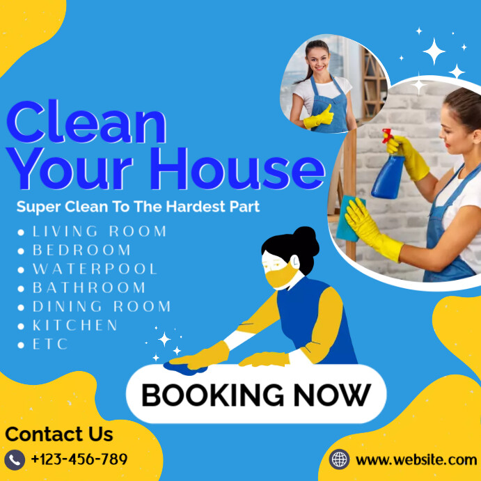 CLEAN ROOM SERVICES Template | PosterMyWall