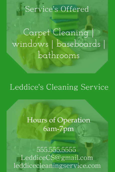 Cleaning Business Flyer Template | PosterMyWall