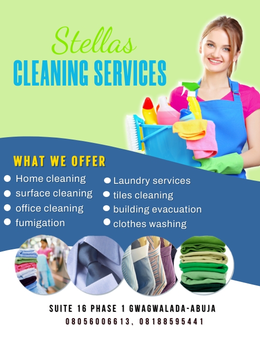 Pembersih Templat | PosterMyWall