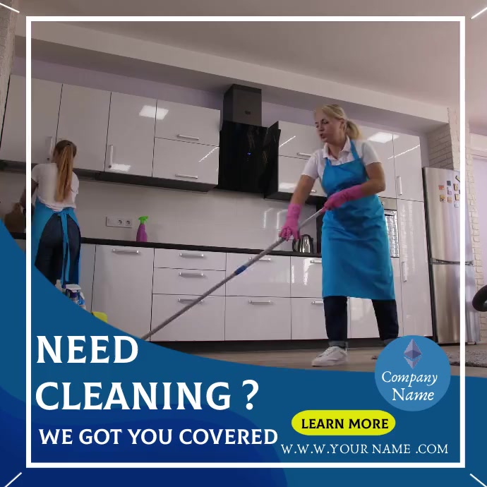 Cleaning Template | PosterMyWall