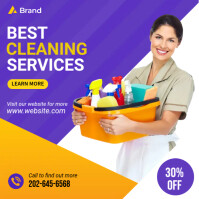 Cleaning Marketing Ads Template | PosterMyWall