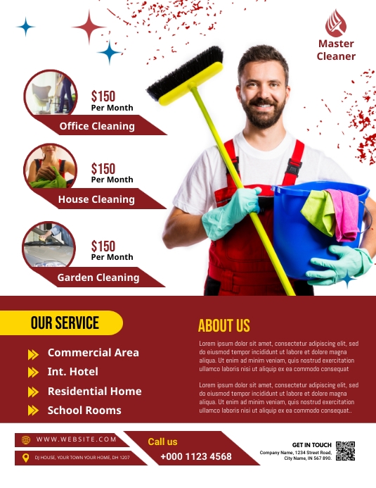 Copy of Cleaning Flyer | PosterMyWall