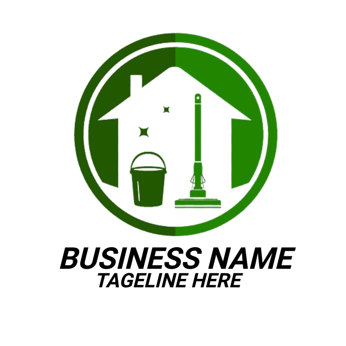 cleaning logo house Template | PosterMyWall