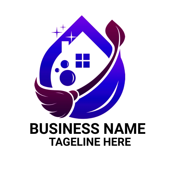 cleaning logo house Template | PosterMyWall