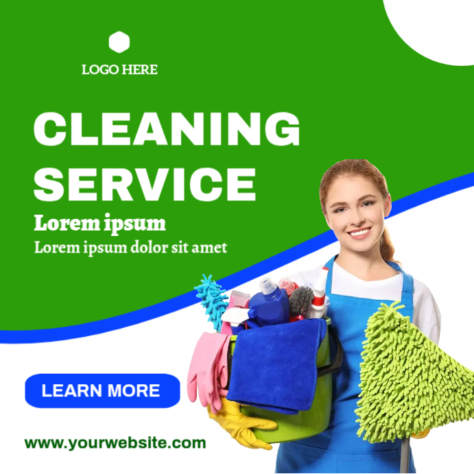 Cleaning Services Poster Design Template | PosterMyWall