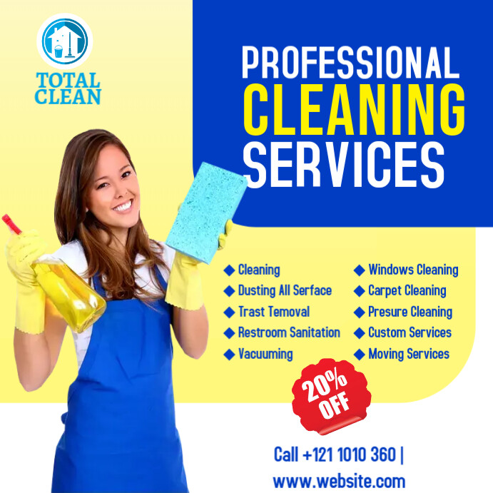 Copy of Cleaning Service Ad | PosterMyWall
