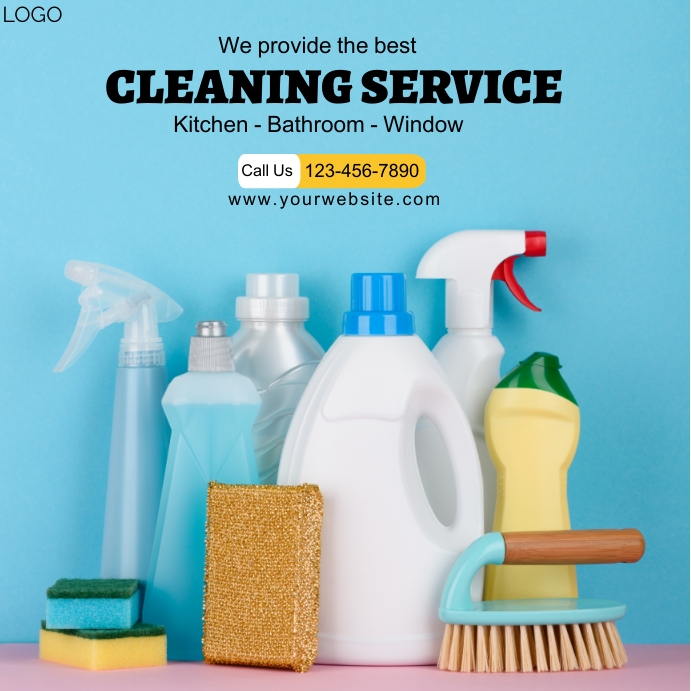 cleaning service ad instagram post Template | PosterMyWall