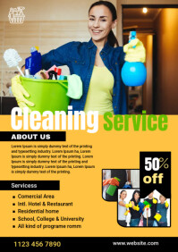 Cleaning Service Ad Template | PosterMyWall