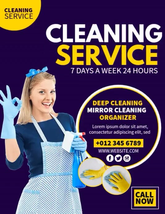 Cleaning Service Ads Template | PosterMyWall