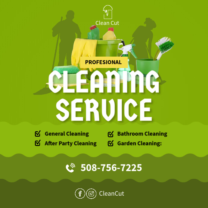 cleaning service advertisement sample Template | PosterMyWall