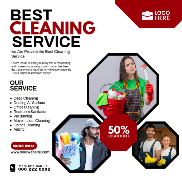 CLEANING SERVICE Template | PosterMyWall