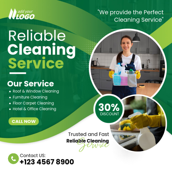 Cleaning Service Template | PosterMyWall