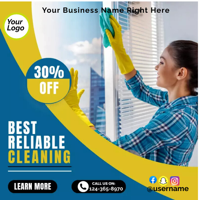 Cleaning Service Template | PosterMyWall