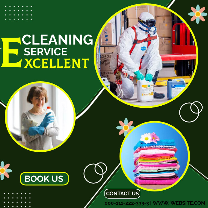 CLEANING SERVICE Template | PosterMyWall