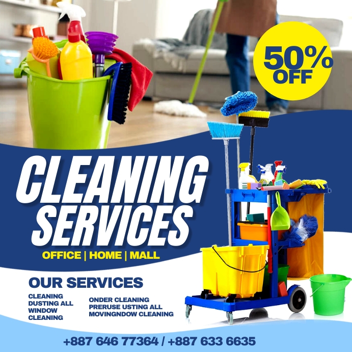 cleaning service Template | PosterMyWall