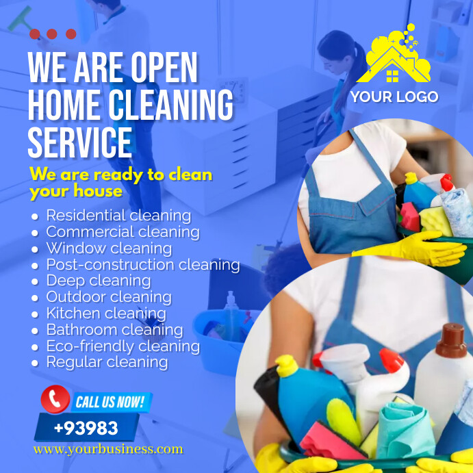 Cleaning service Template | PosterMyWall