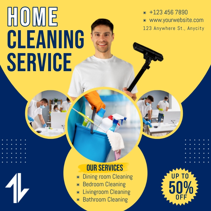 Cleaning Service Template | PosterMyWall