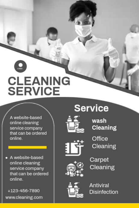 Modèle Cleaning Service Flyer | PosterMyWall