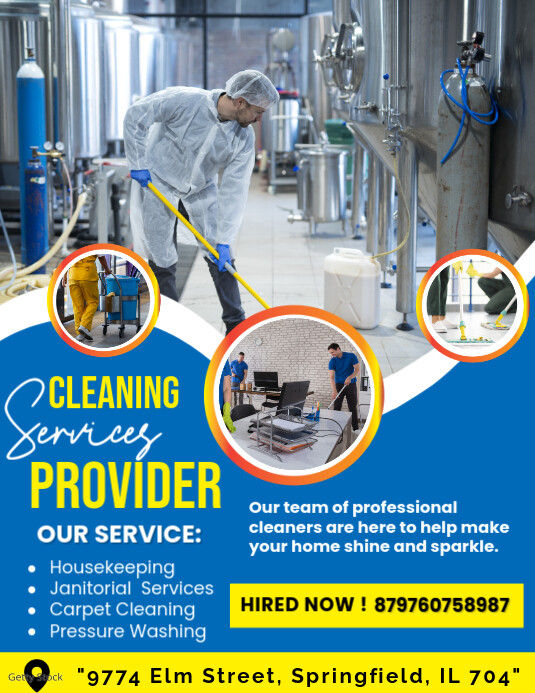 Modèle cleaning service flyer | PosterMyWall