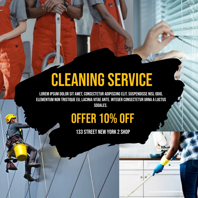 Cleaning service flyers Template | PosterMyWall