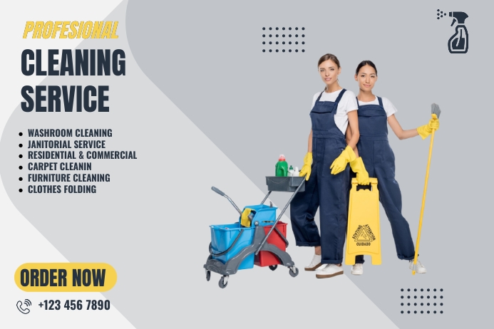 Cleaning Service Poster Template | PosterMyWall
