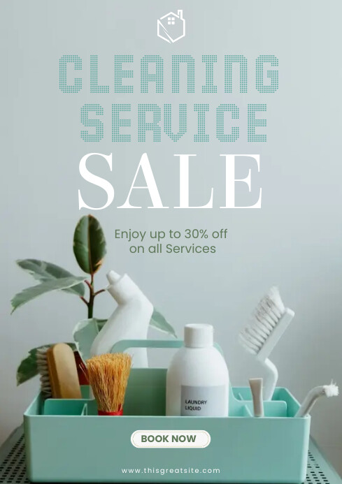 Cleaning Service Sale ads Template | PosterMyWall
