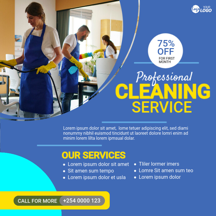 Copy of Cleaning Service Social Media Post | PosterMyWall